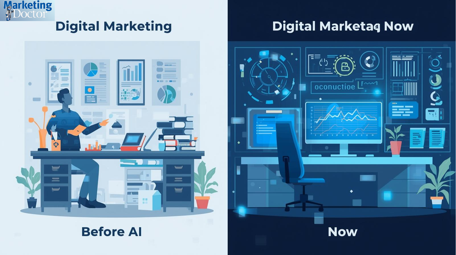 Digital Marketing Before AI vs Now: A Complete Guide